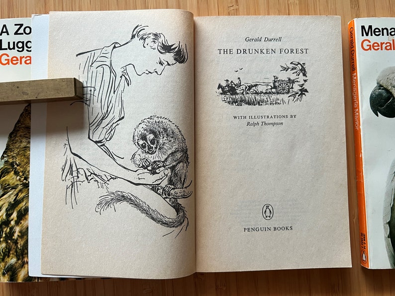Gerald Durrell Penguin Box Set, British Naturalist, Zoo Chronicles - Etsy
