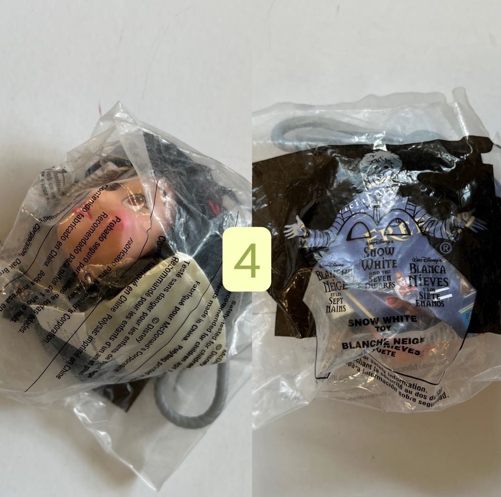 Vintage Mcdonalds Toys, Mcdonalds Keychain,snow White and 7 Dwarfs, 102 ...