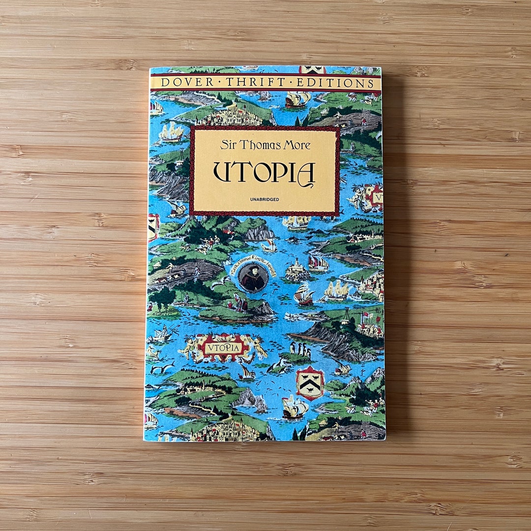 Vintage Utopia by Sir Thomas More, Unabridged Utopia, Dover Thrift ...