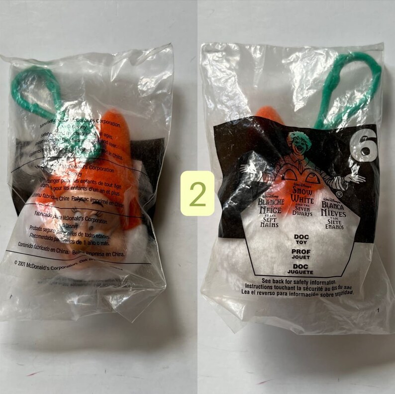 Vintage Mcdonalds Toys, Mcdonalds Keychain,snow White and 7 Dwarfs, 102 ...