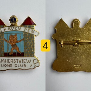 Rare Lions Club Enamel Pins - Collectable Canada Pins - Etsy