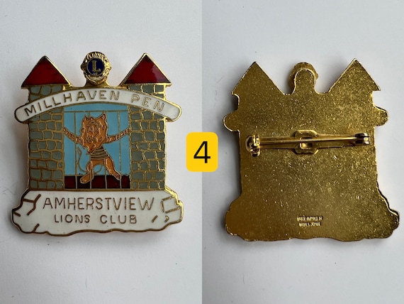 Rare Lions Club Pins, Collectable Pins, Enamel Pins, … - Gem