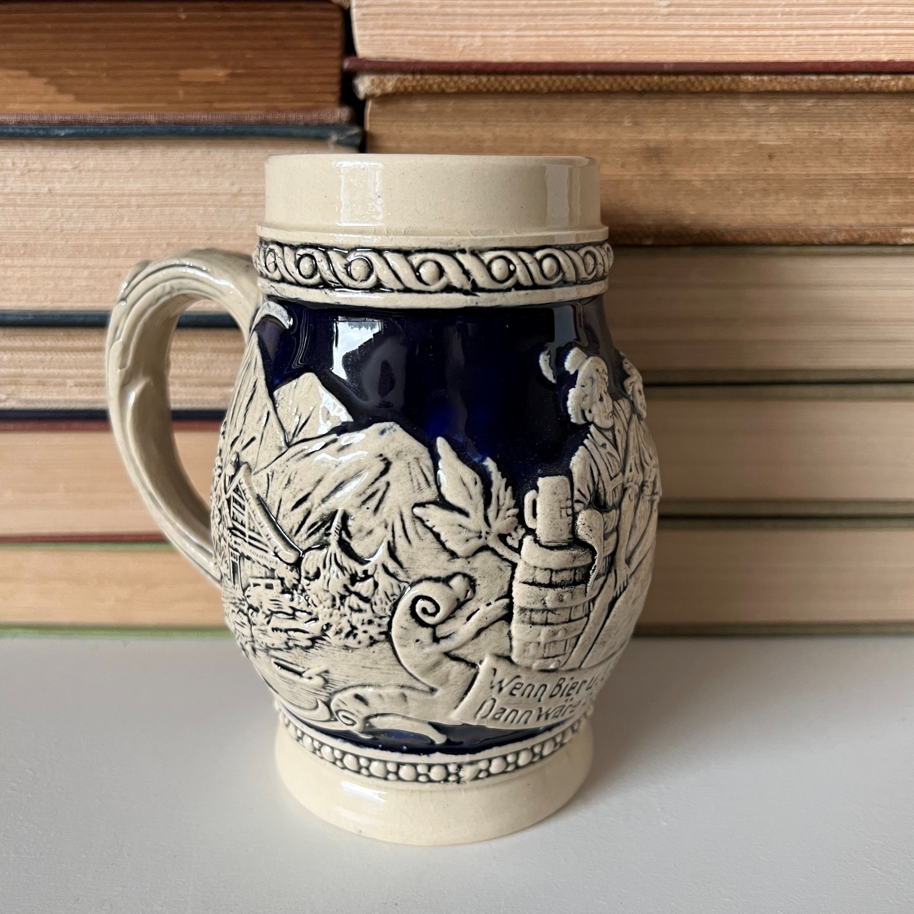 Vintage Western Germany Stein Germany Beer Steinpainting - Etsy