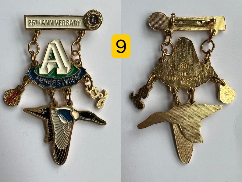 Rare Lions Club Enamel Pins - Collectable Canada Pins - Etsy