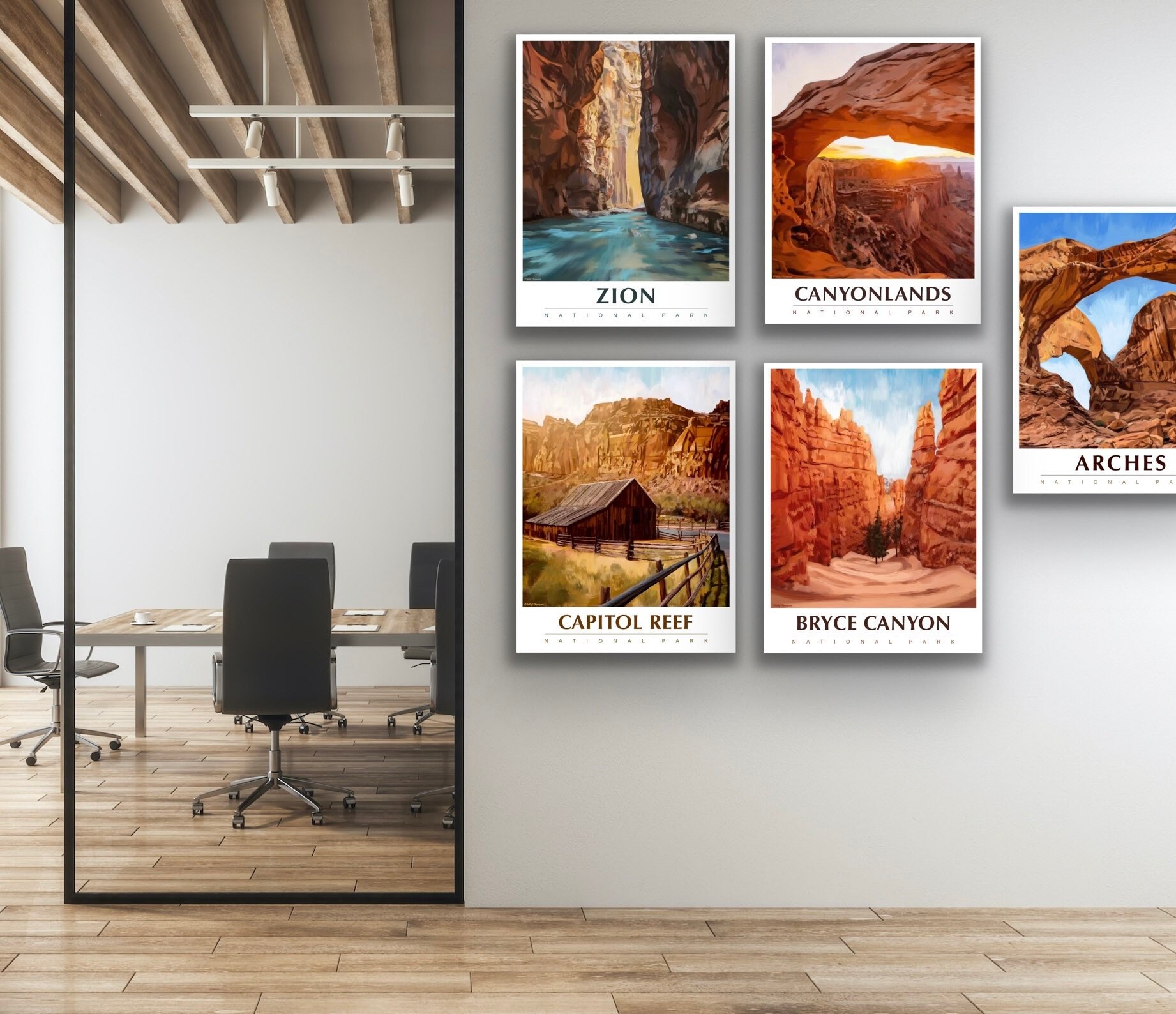 Capitol Reef National Parks Poster Travel Poster Utah Travel Poster ...