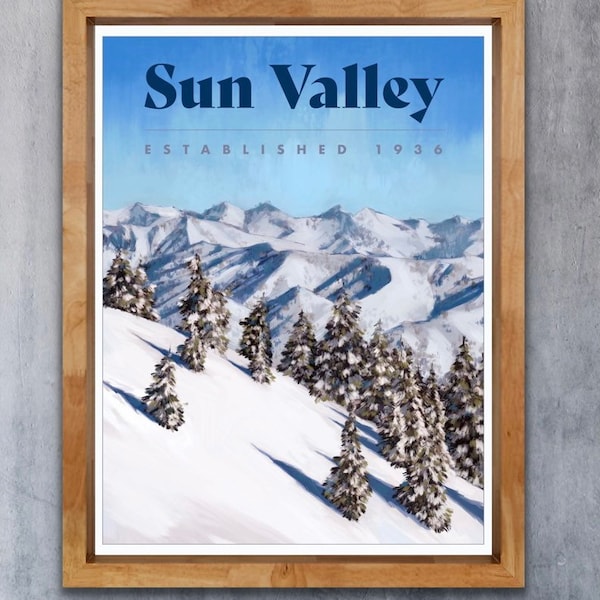 Sun Valley Poster - Etsy