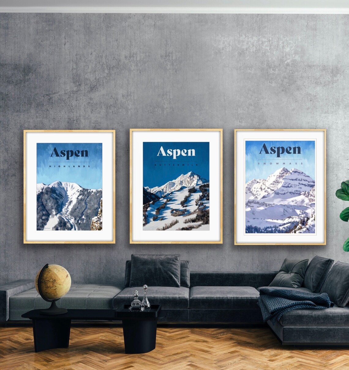 Aspen Snowmass, Aspen Colorado, Aspen Poster, Colorado Ski Poster ...