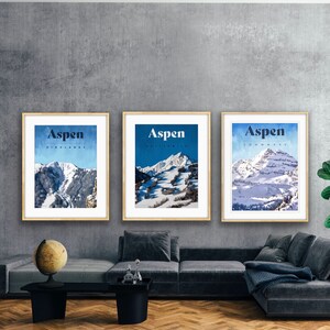 Aspen Snowmass, Aspen Colorado, Aspen Poster, Colorado Ski Poster ...