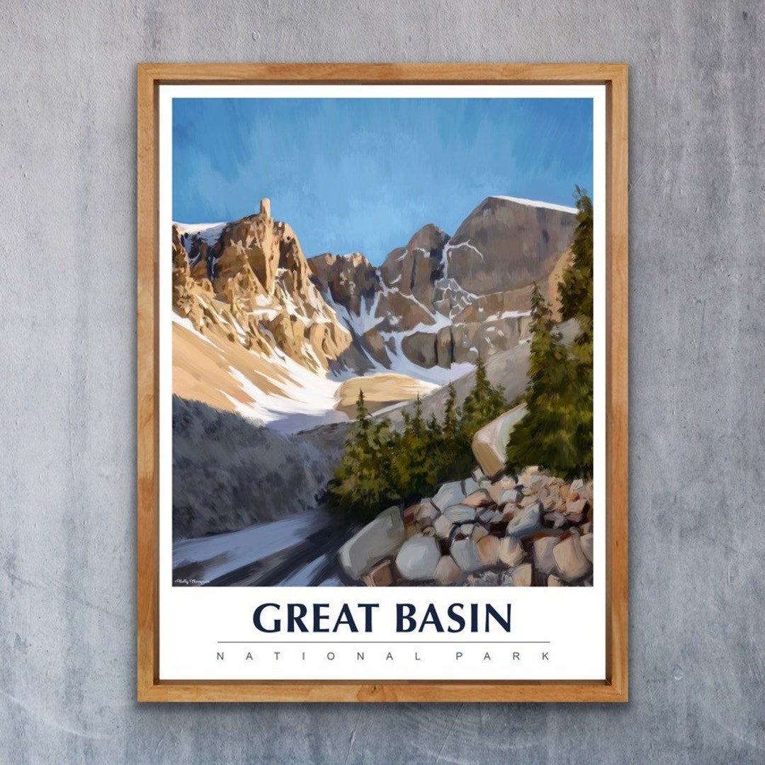 Great Basin National Park National Park Poster Travel Poster National ...