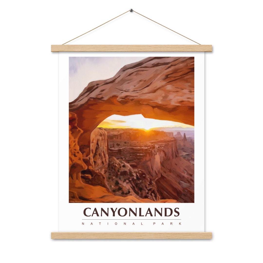 Canyonlands National Park Poster National Park Poster Travel Poster ...