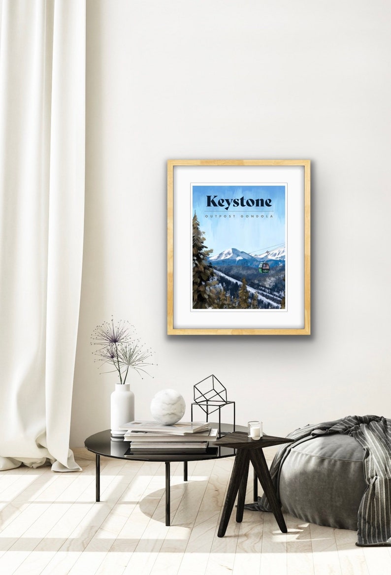 Keystone Poster colorado Ski Poster Colorado Travel Poster - Etsy