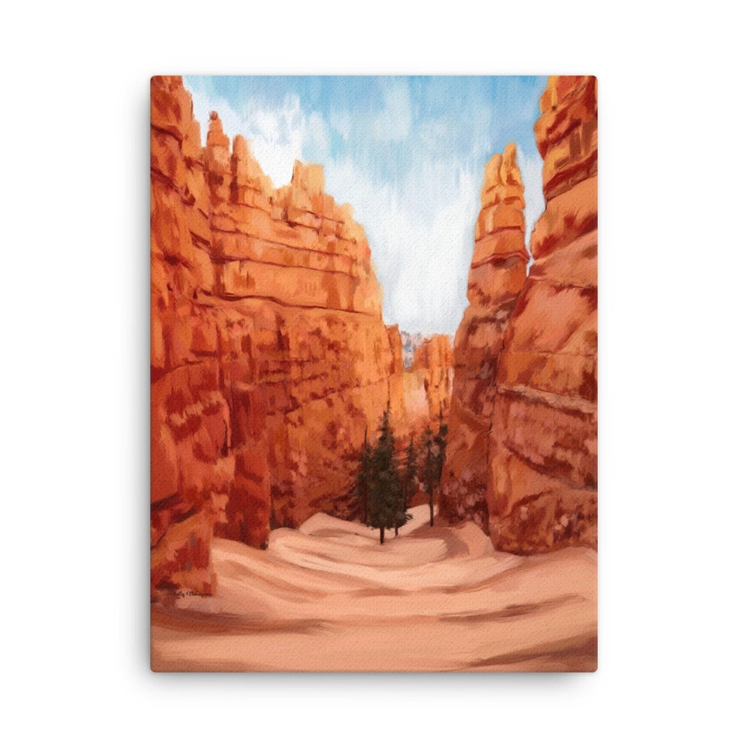 Bryce Canyon Painting, Bryce Canyon Print, National Parks Art, National ...