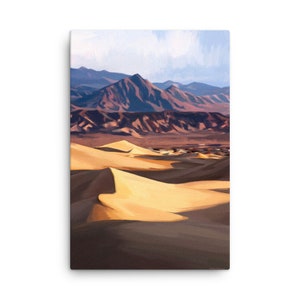 Death Valley National Park, Death Valley Painting,national Parks Art ...