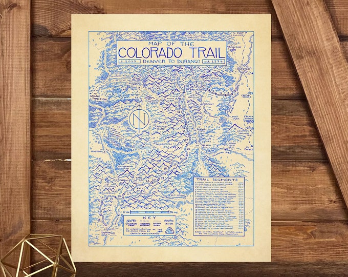 Colorado Wildlife Field Guide Print CO Outdoors Flora Fauna Wall Art - Etsy