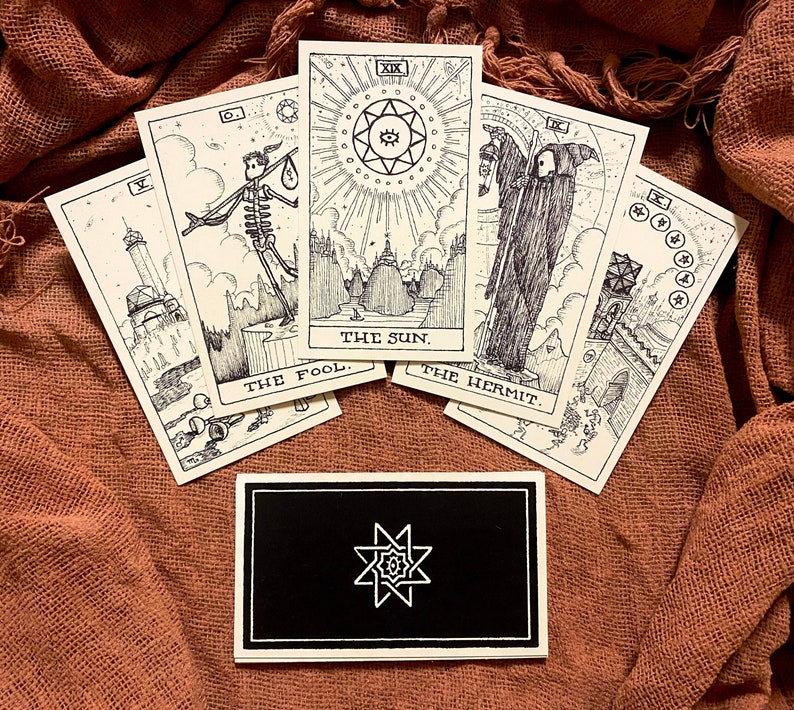 The Tarot Obscura Complete Tarot Deck With 78 Cards - Etsy