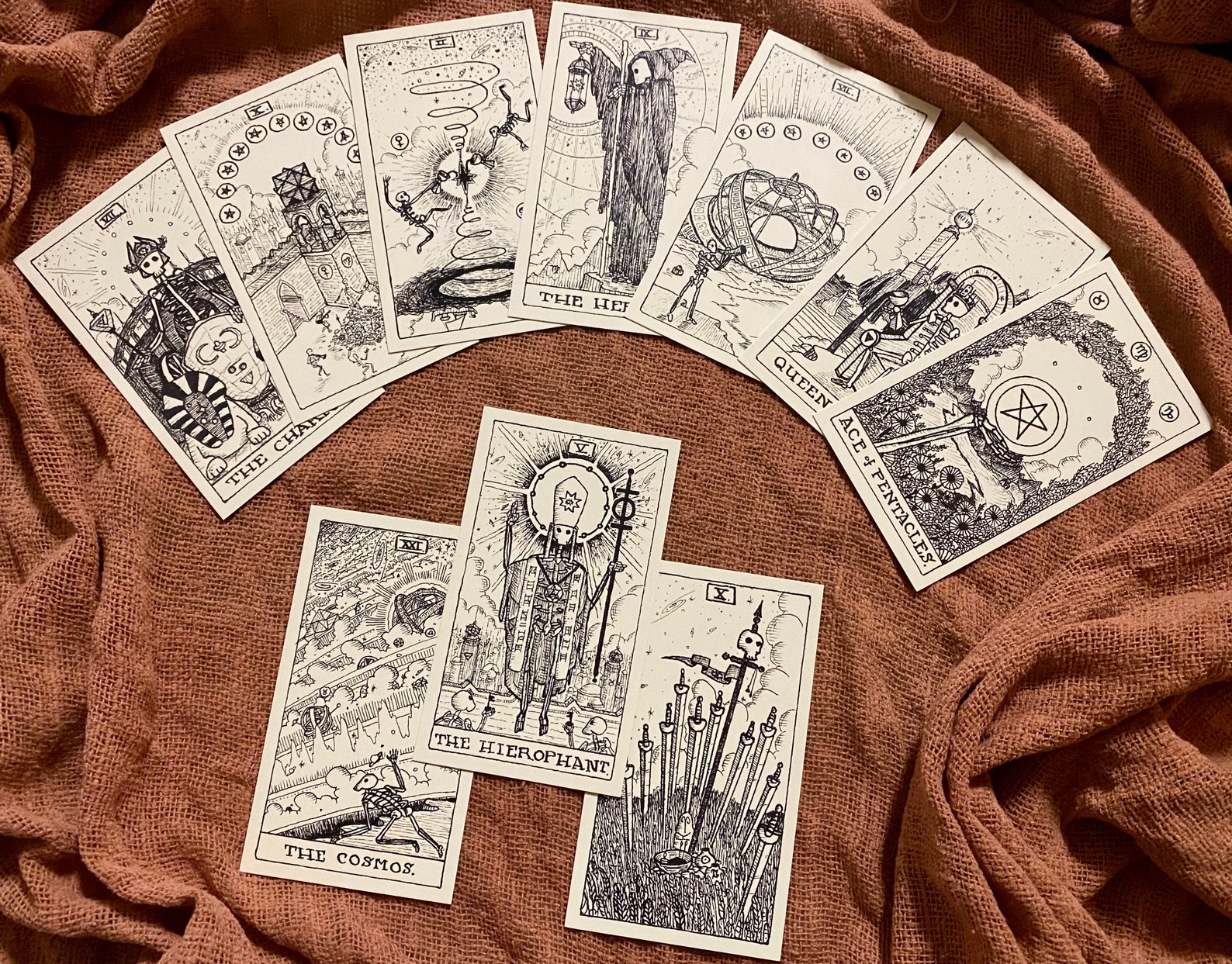 The Tarot Obscura Complete Tarot Deck With 78 Cards - Etsy
