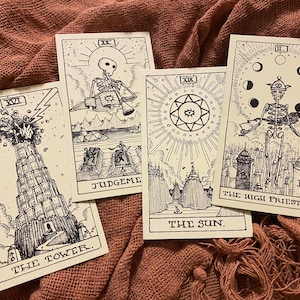 The Tarot Obscura | Complete Tarot Deck With 78 Cards, Guidebook, and ...