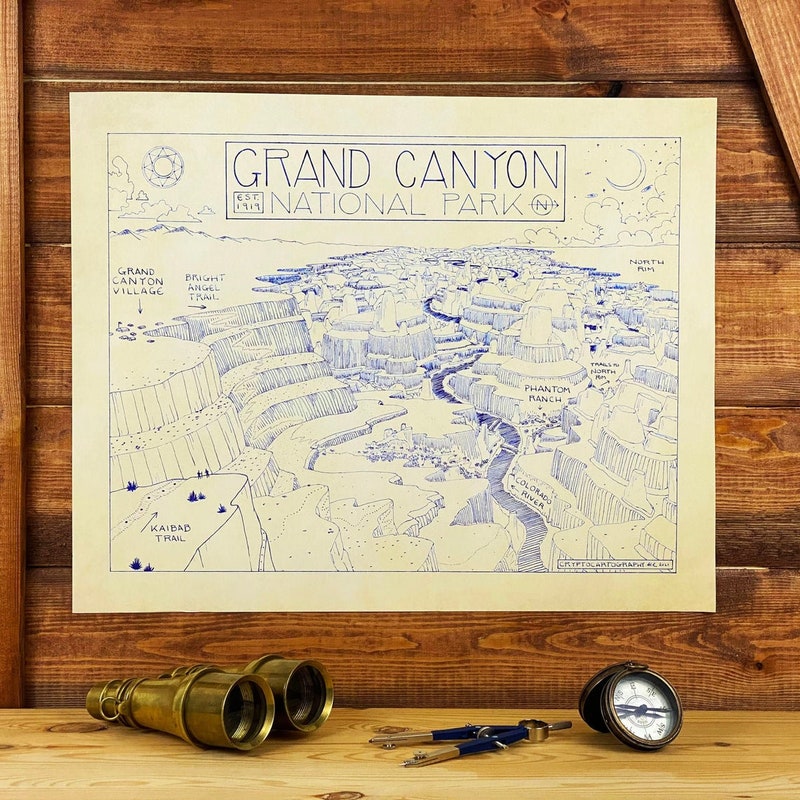 Grand Canyon Poster - Etsy