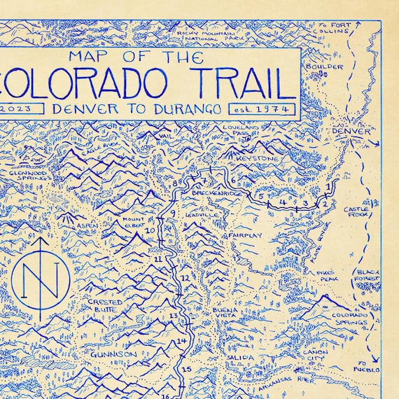 El Colorado Trail Map Trails And Maps At Steamboat Ski Resort