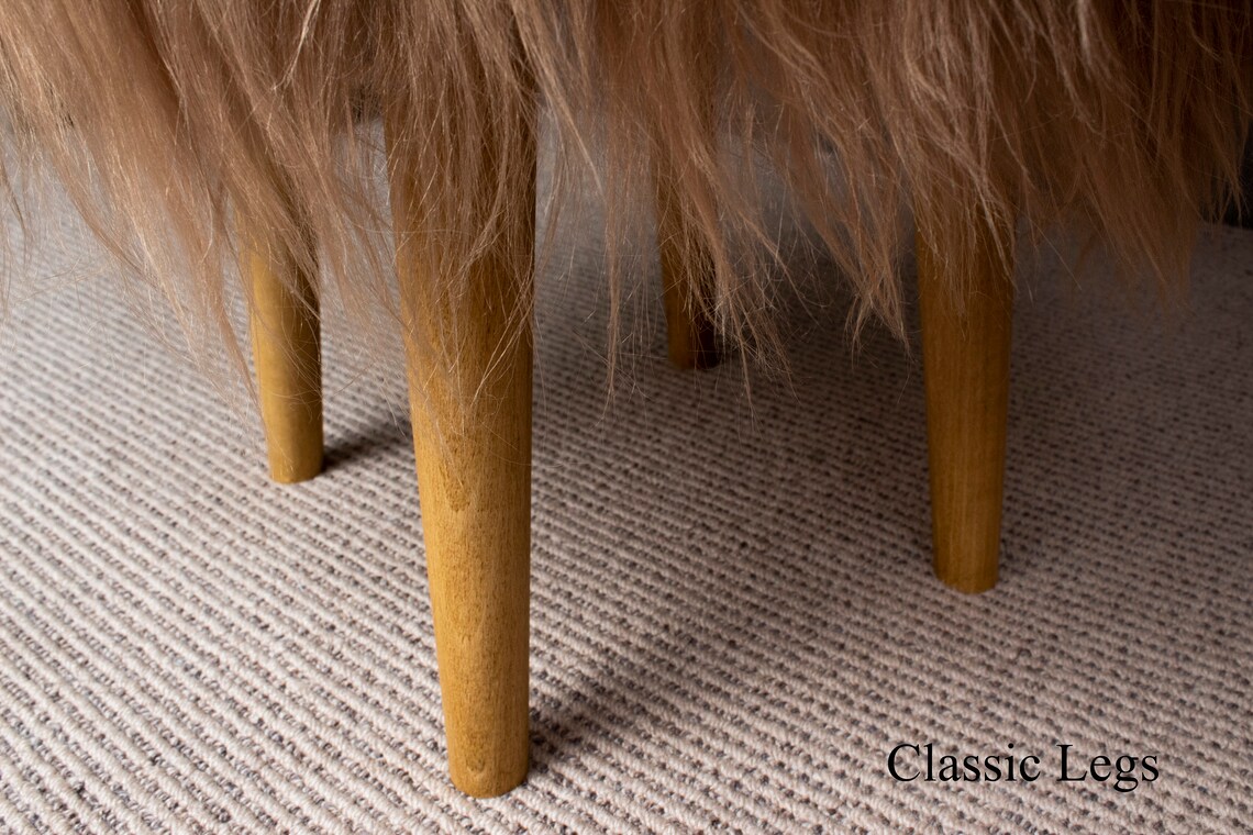 Exclusive Icelandic Sheepskin Footstool/stool | Etsy