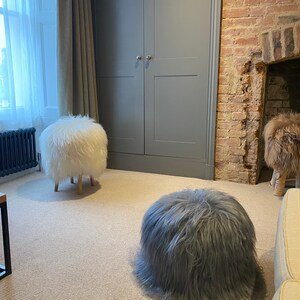 Exclusive Icelandic Sheepskin Footstool/stool - Etsy