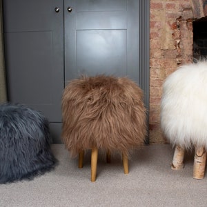 Exclusive Icelandic Sheepskin Footstool/stool - Etsy