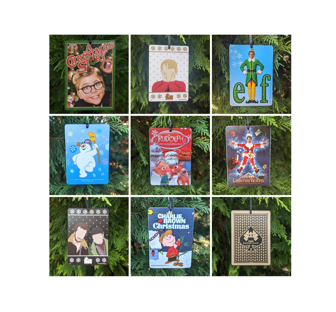 Christmas Movie Ornament Bundle 9 Designs: Elf, Home Alone, Christmas ...