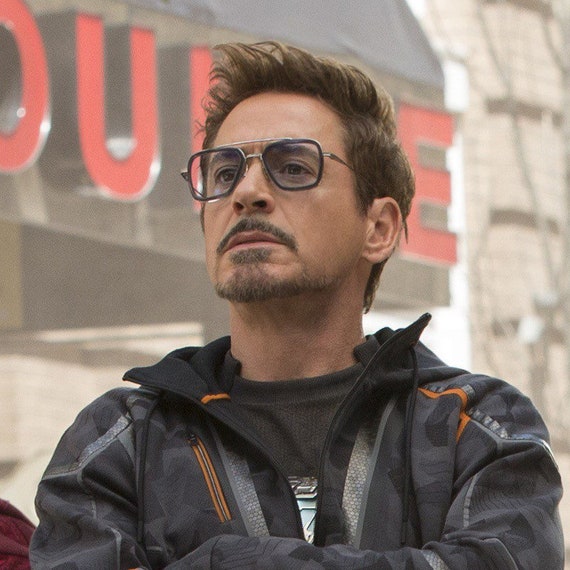Black Tony Stark Edith Glasses Unisex Sunglasses Halloween Etsy