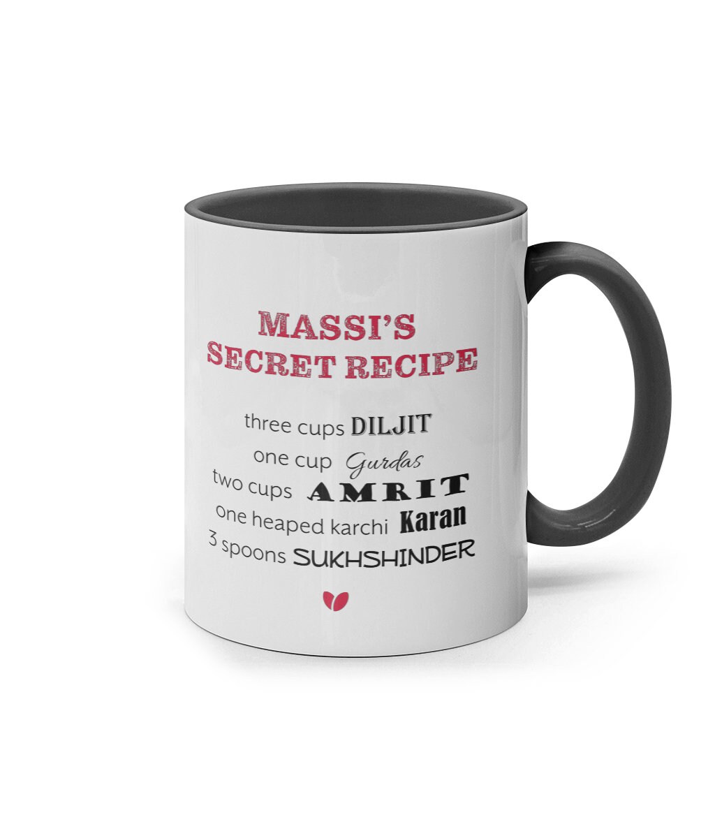 Massi Bhangra Recipe Mug Desi / Punjabi Mug - Etsy