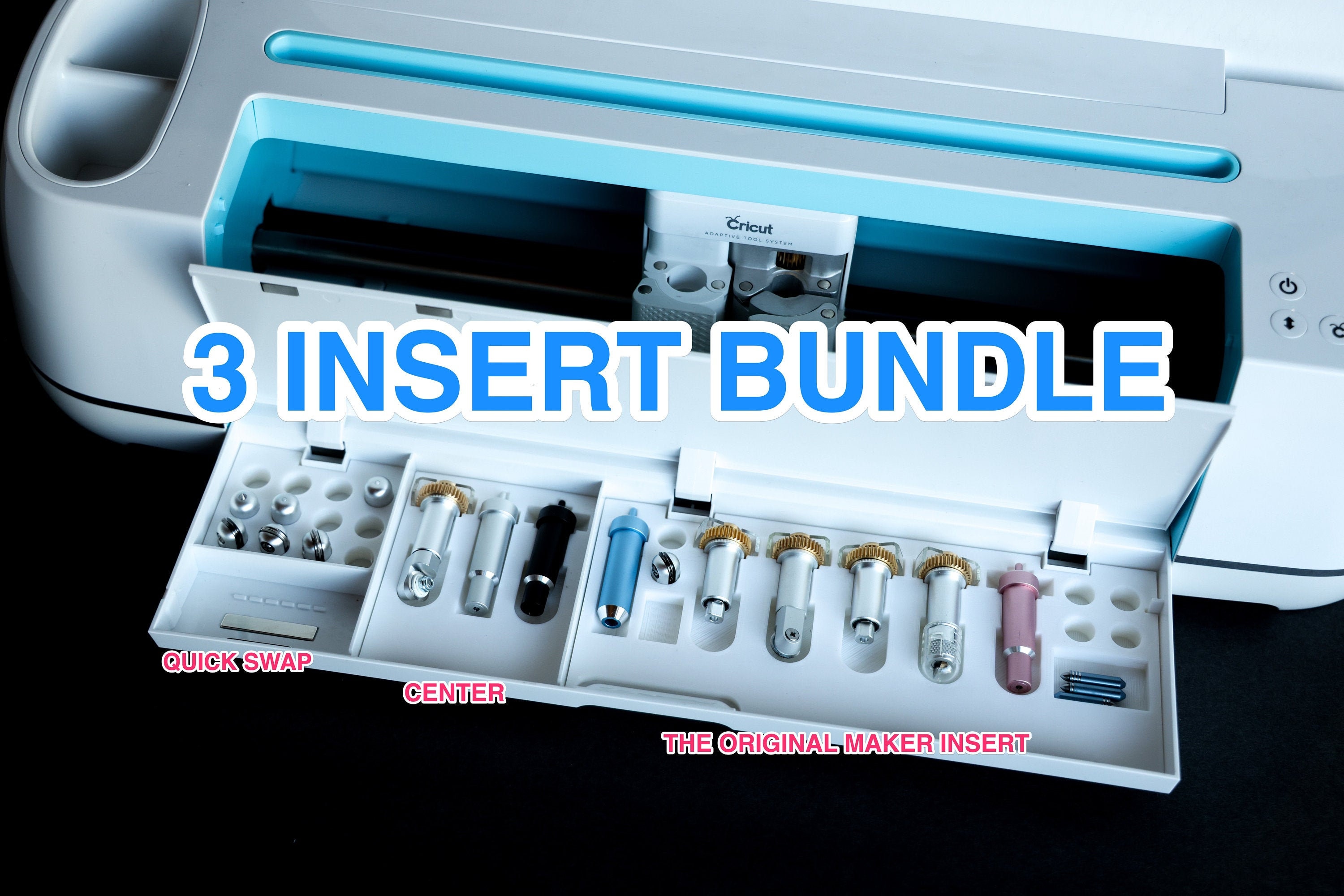 Cricut Maker Storage Insert Bundle 3 Inserts to Store All Your Blades and Housings. Etsy