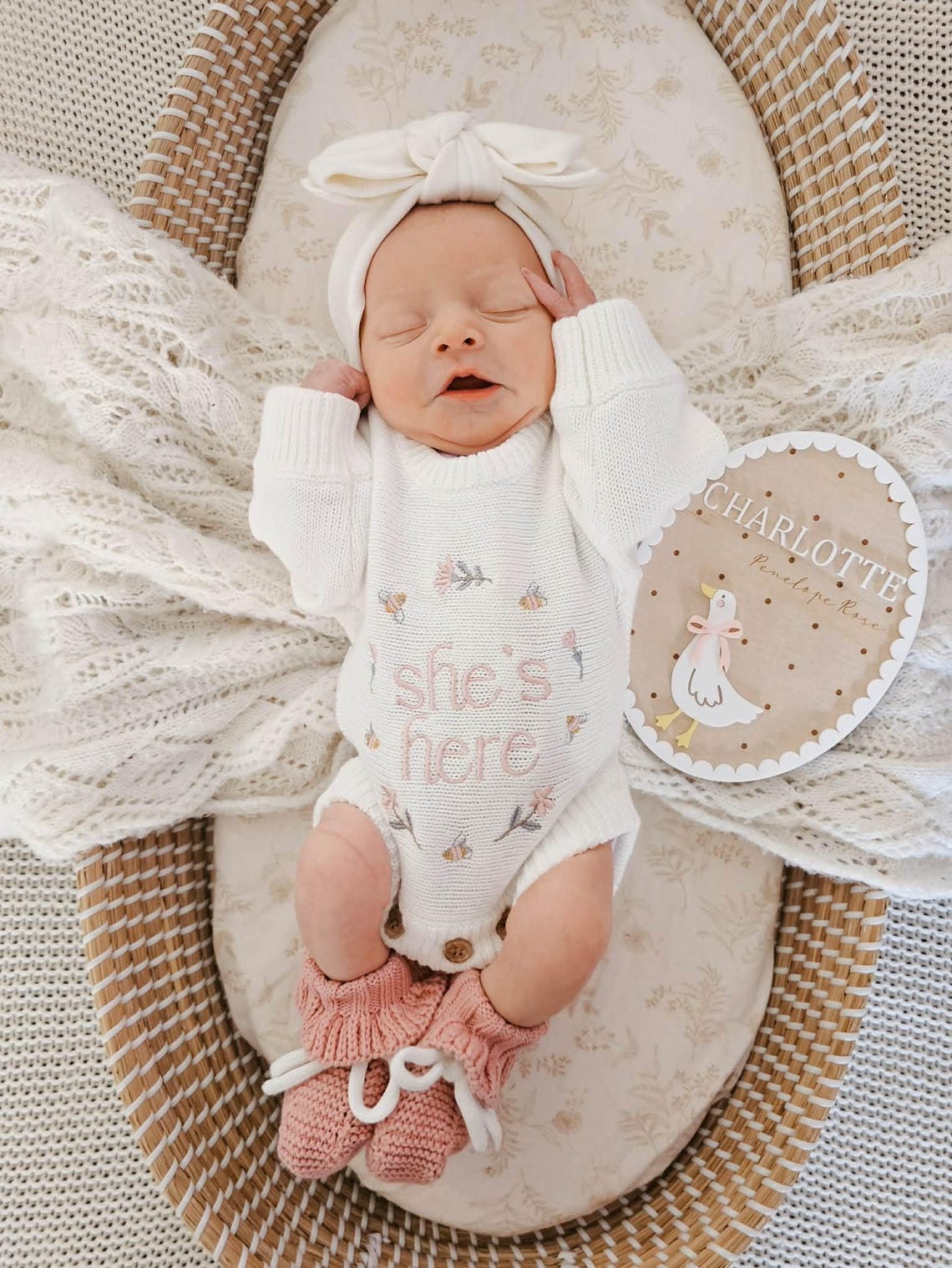 Personalised Baby Announcement Plaque - Birth Announcement Plaque ...