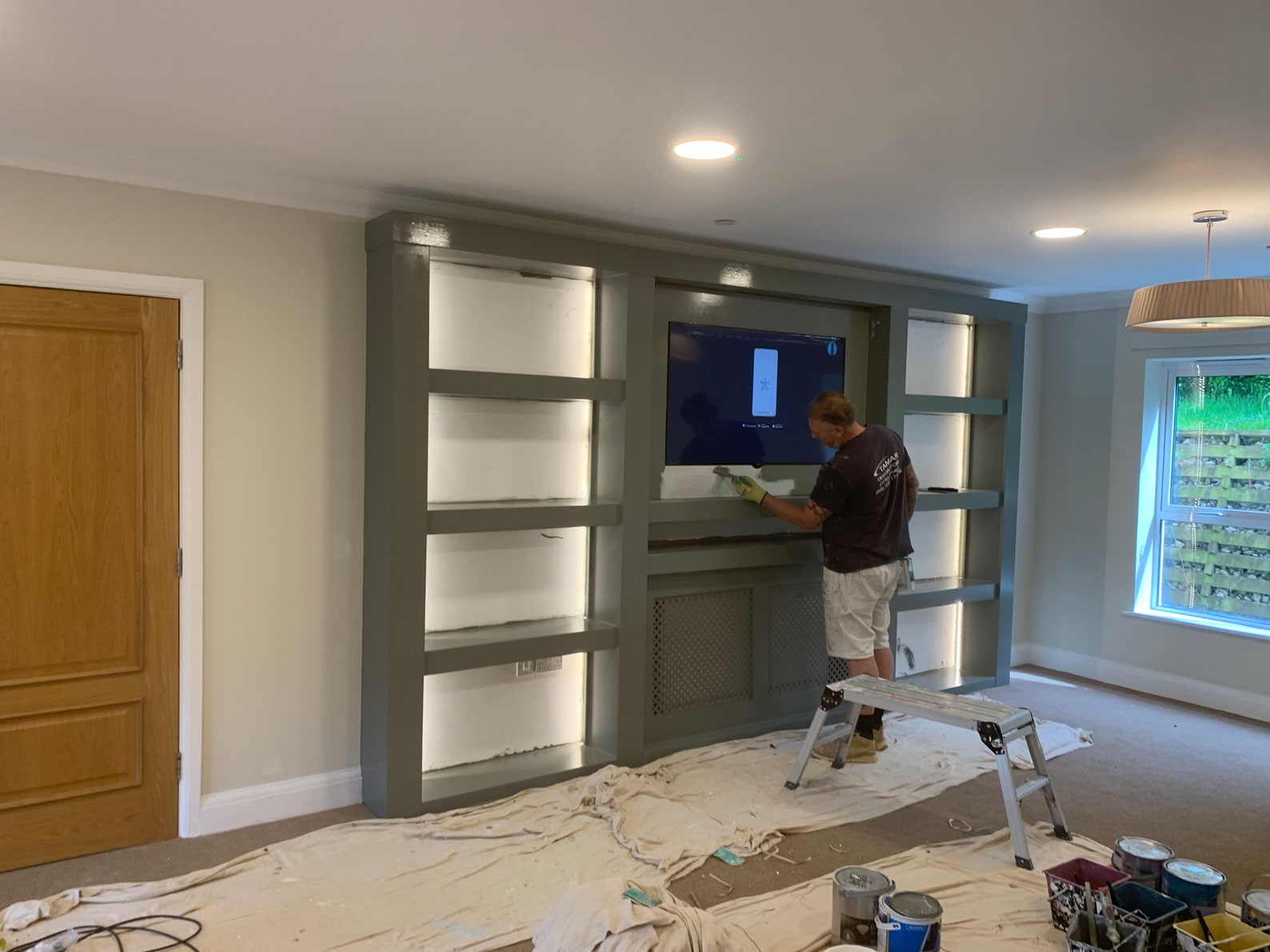 Bespoke TV Unit, Custom Made to Order, Media Wall Unit, Entertainment ...