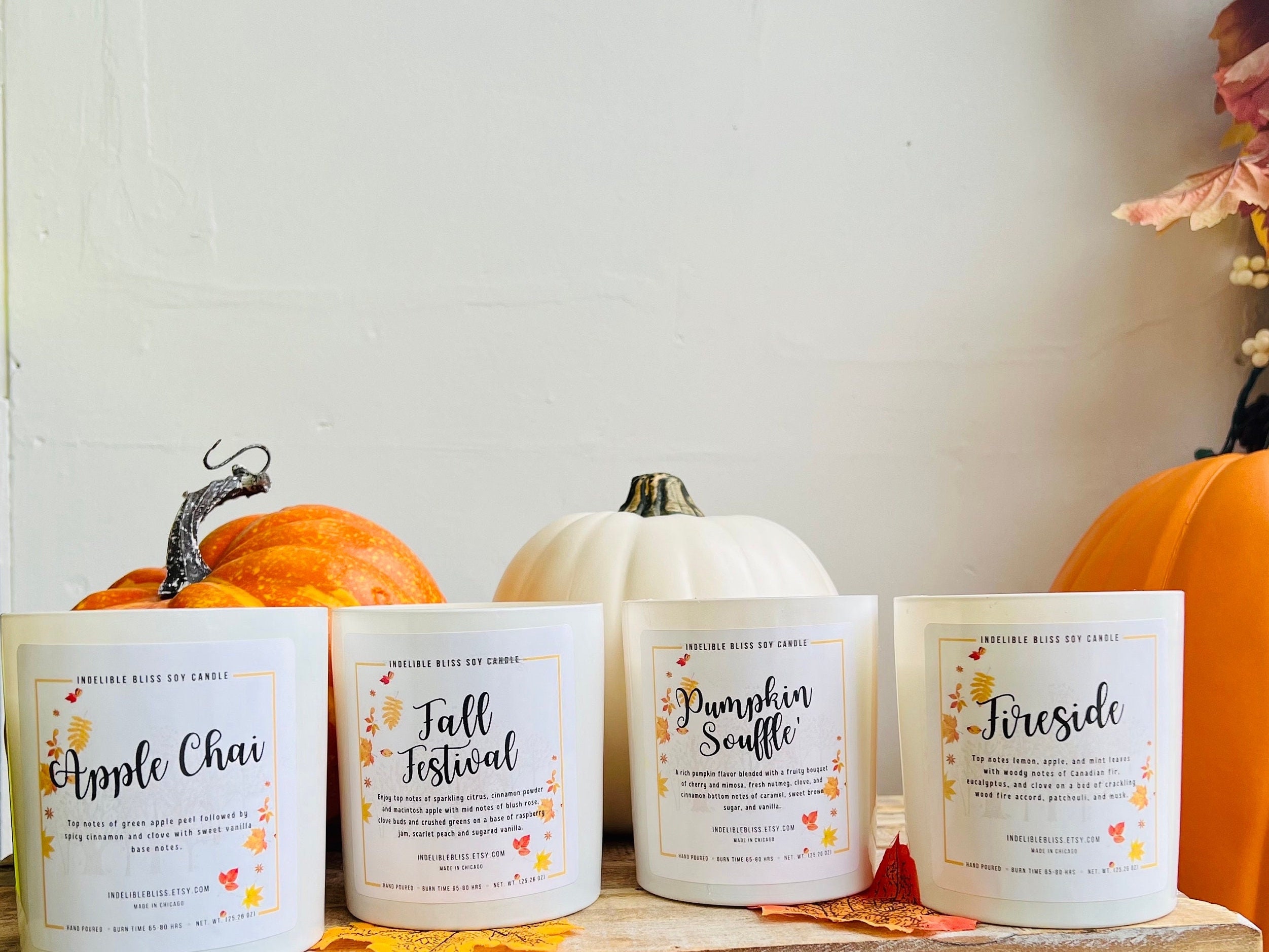 FALLAUTUMN CANDLES Cinnamon and Vanillacinnamon - Etsy