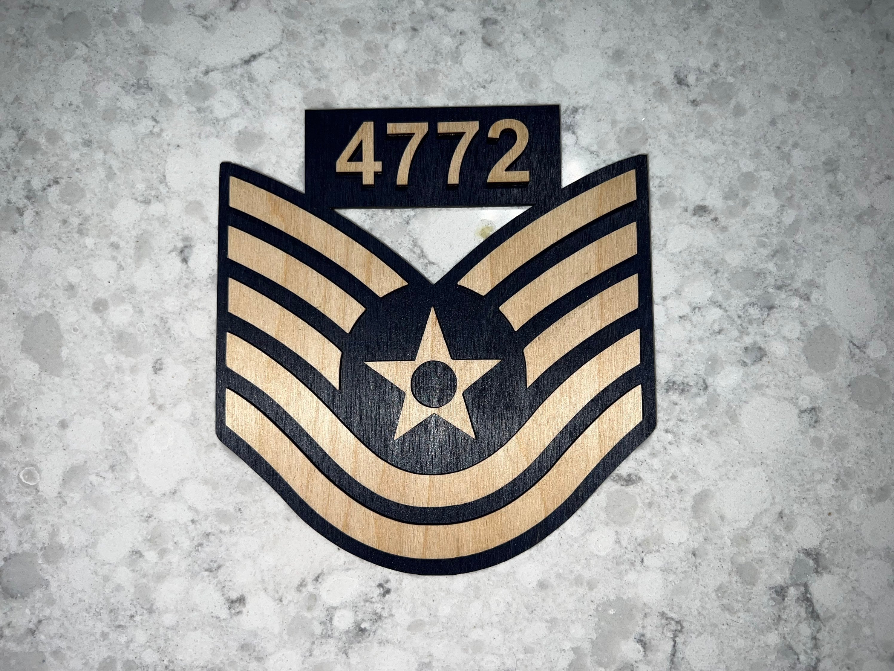 Air Force Promotion Gift Wooden Stripes Select From - Etsy