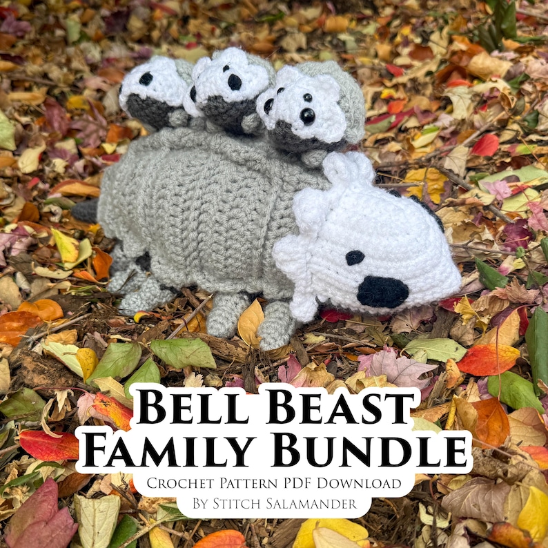 Bell Beast Family Bundle! Crochet Patterns PDF DIGITAL PATTERNS ...