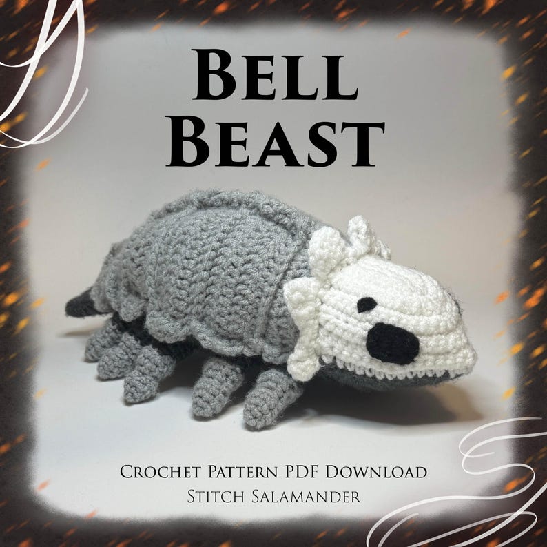 Bell Beast Crochet Pattern PDF DIGITAL PATTERN - Hollow Knight Silksong ...