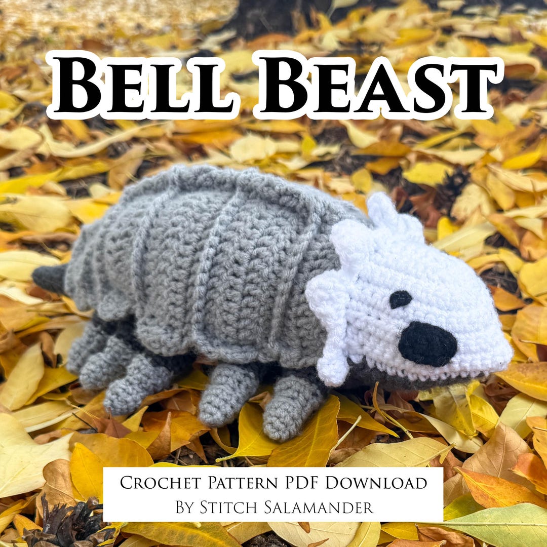 Bell Beast Crochet Pattern PDF DIGITAL PATTERN - Hollow Knight Silksong ...