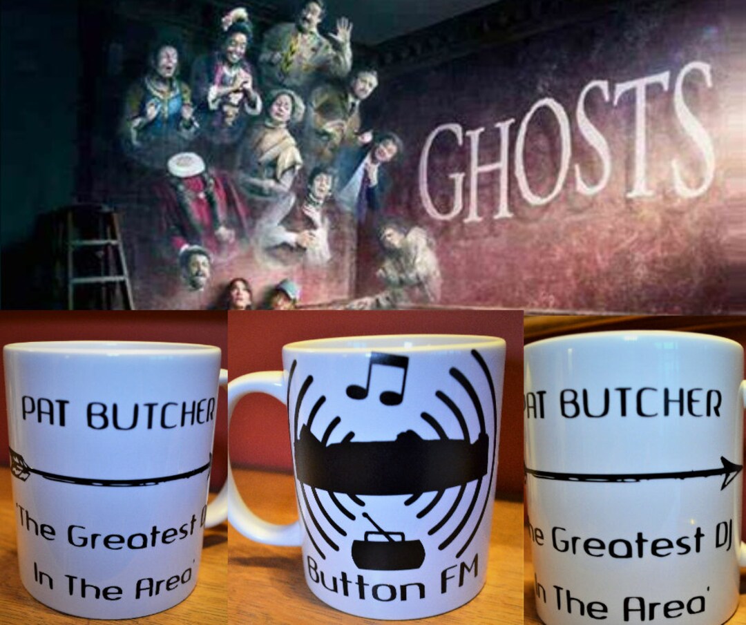 Button FM Pat Butcher BBC Ghosts Mug - Etsy UK