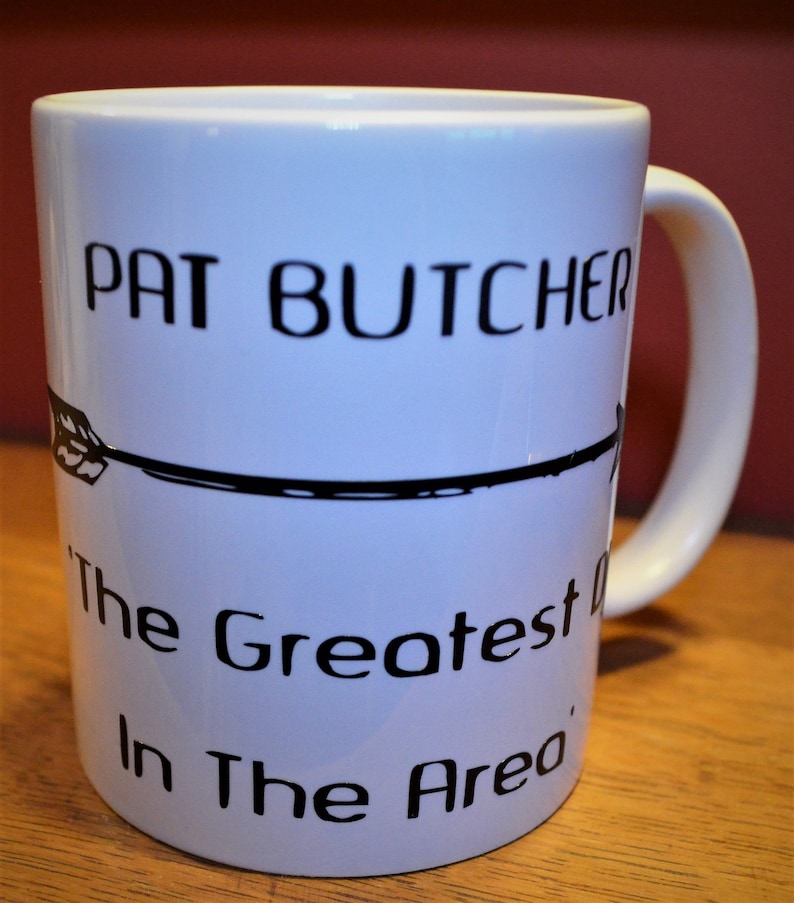 Button FM Pat Butcher BBC Ghosts Mug - Etsy UK