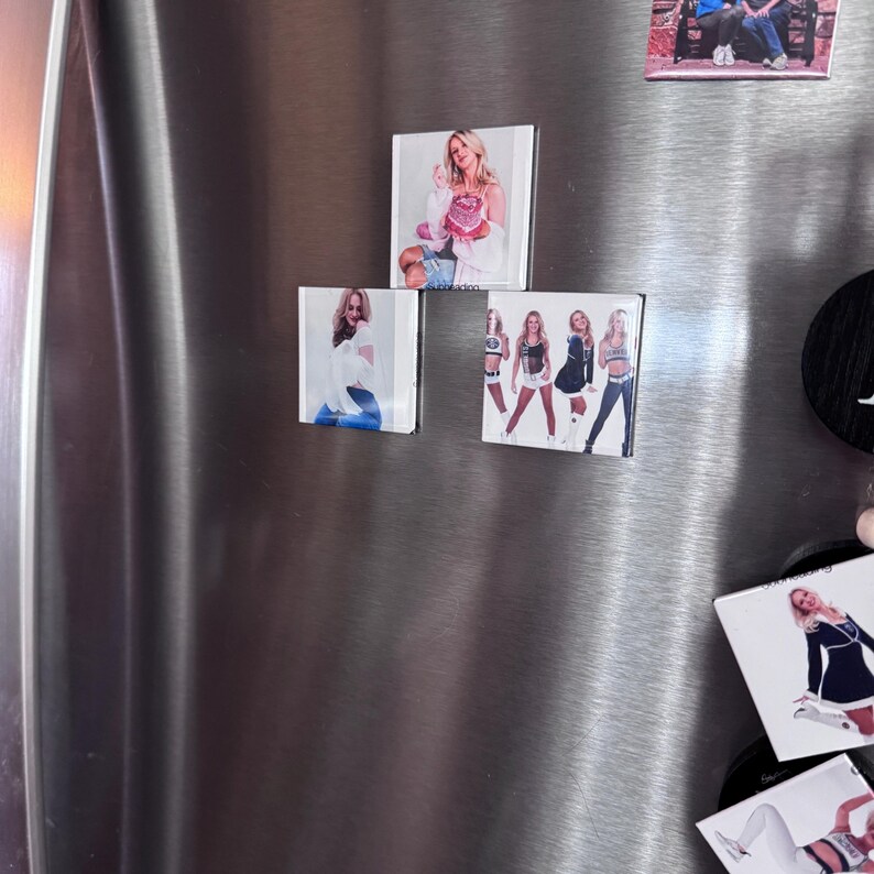 Photo Magnet Template, DIY Square Magnets, Canva Editable (digital ...