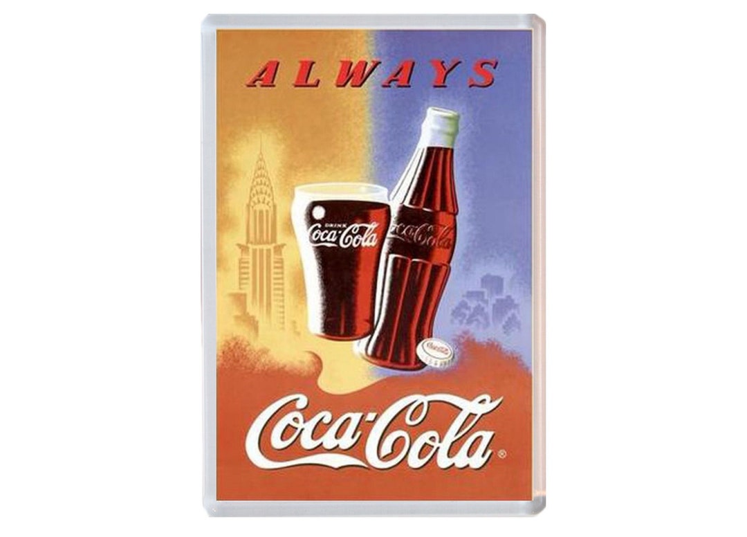 Always Coca Cola Vintage Poster Fridge Magnet Novelty Kitchen Gift ...