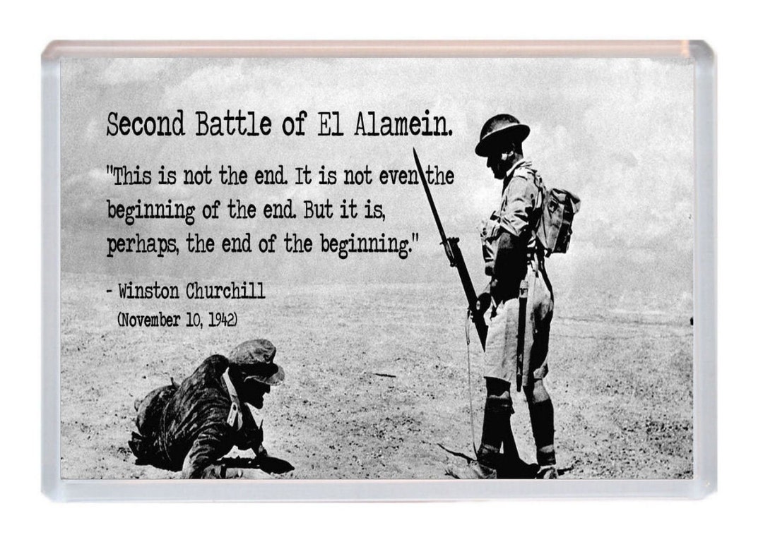 Second Battle of El Alamein Large Jumbo Fridge Magnet WW2 Gift ...