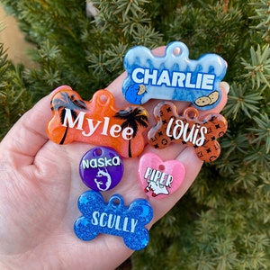Create Your Own | Custom Resin Pet Tag | Resin Dog Tag | Resin Cat Tag ...
