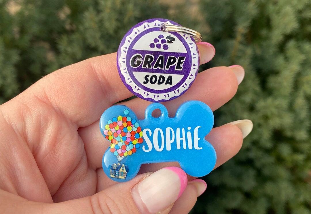 Disney Resin Pet Tag | Resin Dog Tag | Resin Cat Tag | Cat Tag | Disney ...