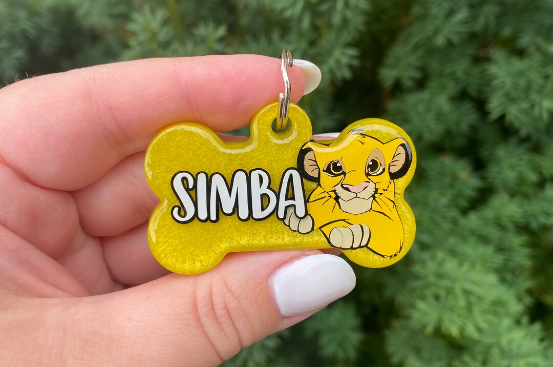 Character Resin Pet Tag | Resin Dog Tag | Resin Cat Tag | Designer Tags ...