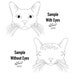 Custom Line Art | Cat Outlines | Digital Illustration | Custom Portrait ...
