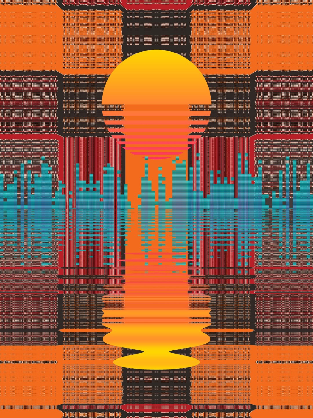 Melting Metallic Sun - Etsy