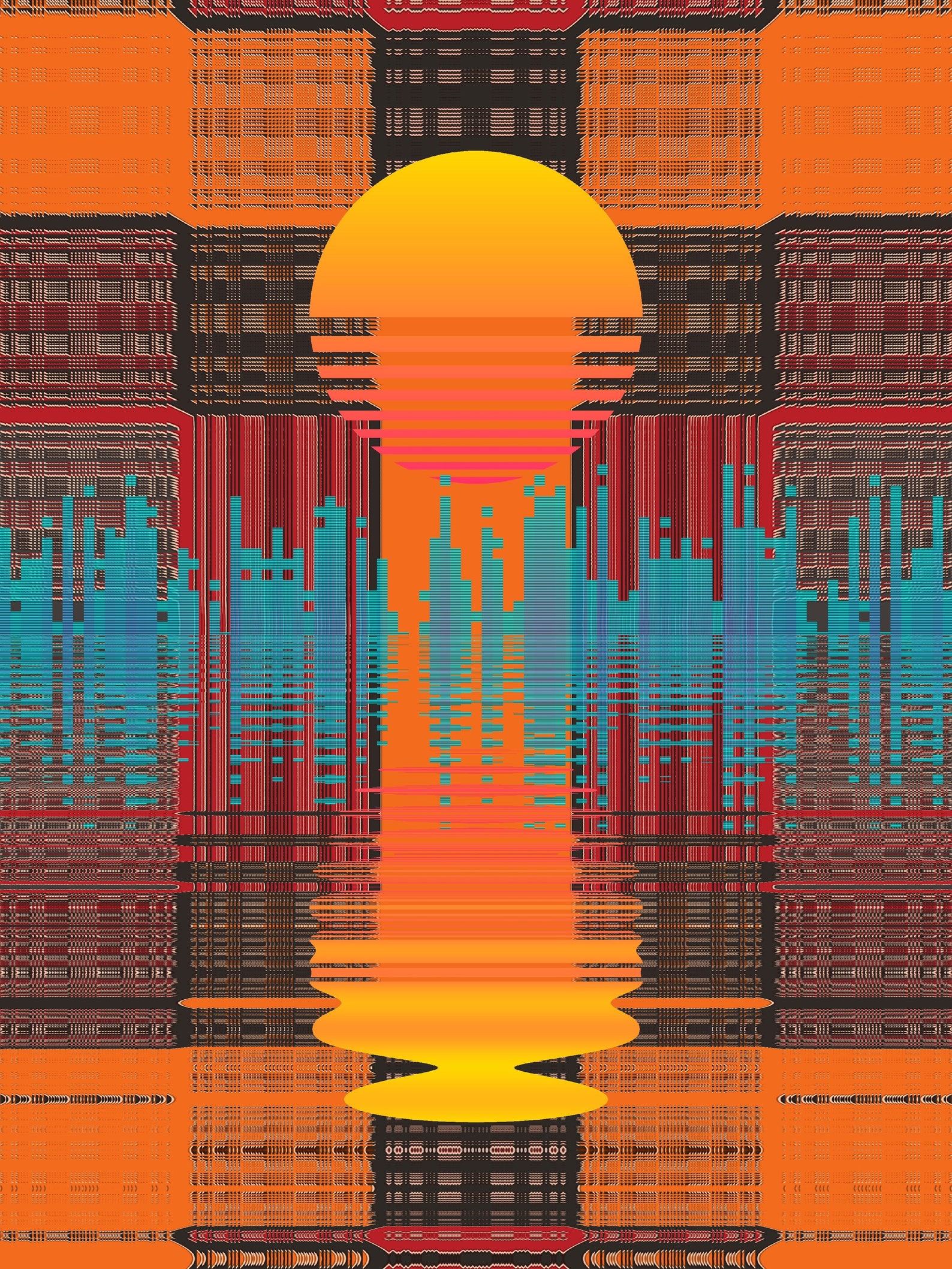 Melting Metallic Sun - Etsy