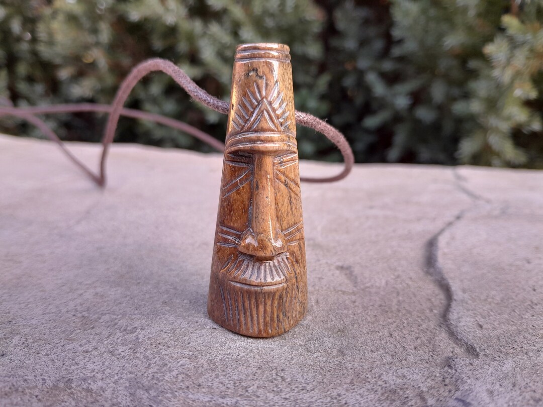 Easter Island Moai Head Pendant / Necklace / Protection - Etsy