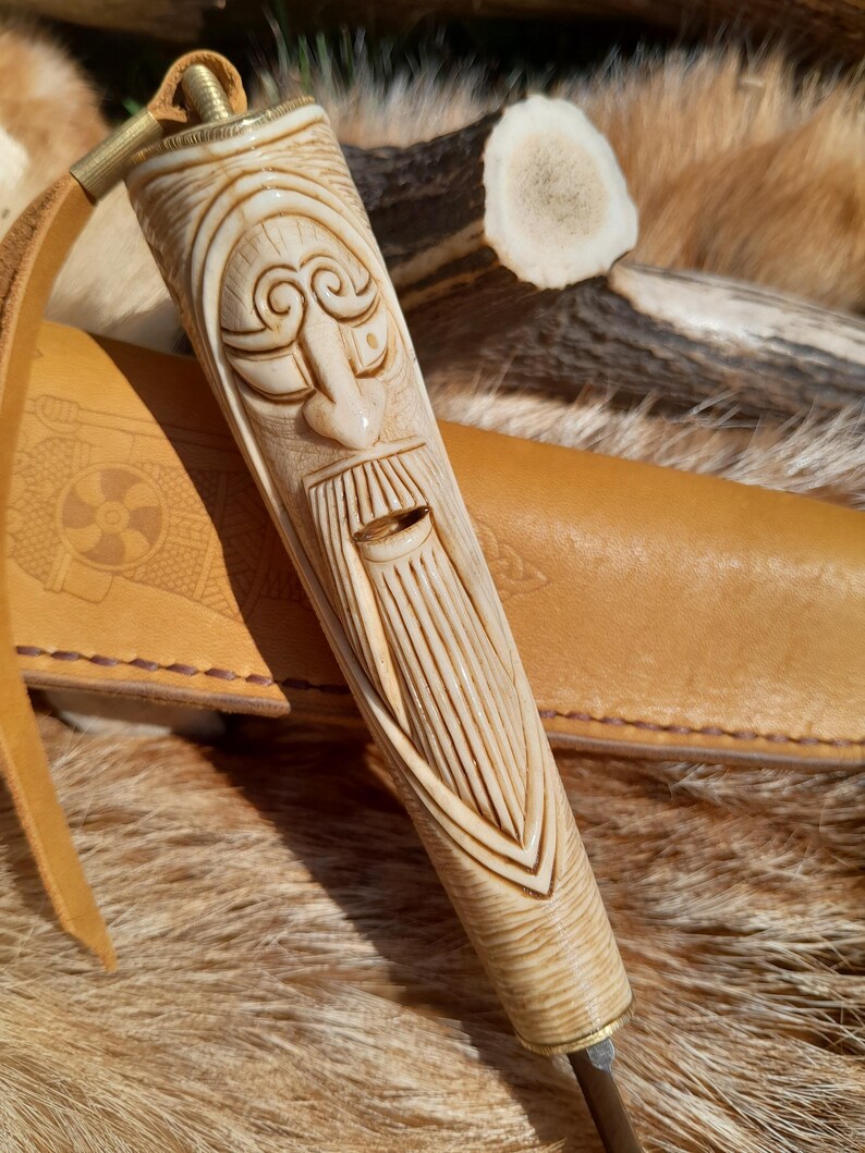 Norse Knife "god Odin". Unique Style and Design. Wotan, Allfather ...